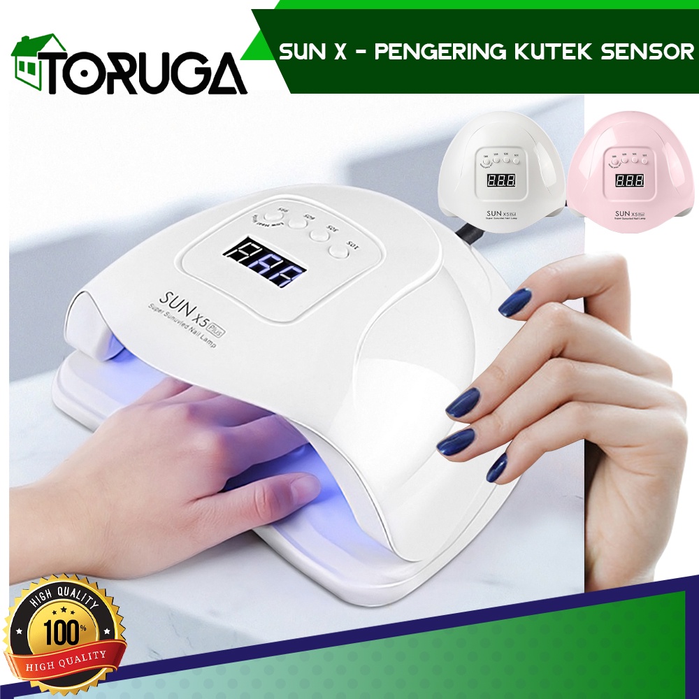 Jual Sun x 5 plus Lampu UV LED Pengering Kutek Nail Dryer Gel Profesional | Shopee Indonesia
