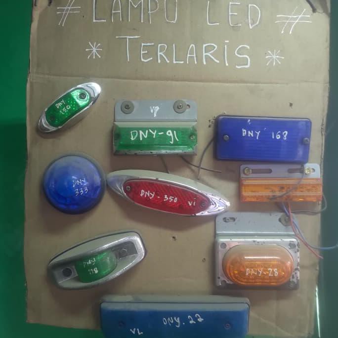 Jual Lampu LED Mobil Truk Bok Box DNY 22 Variasi - Merah | Shopee Indonesia