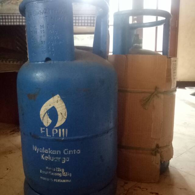 Jual TABUNG GAS KOSONG ELPIJI 12KG BIRU | Shopee Indonesia