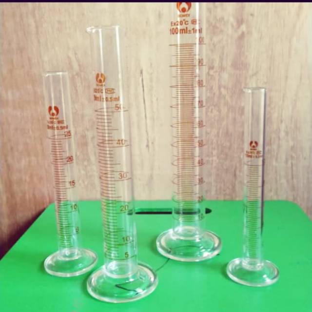 Jual Gelas Ukur Kaca 100 ML. Measuring Cylinder 100ml China. | Shopee ...