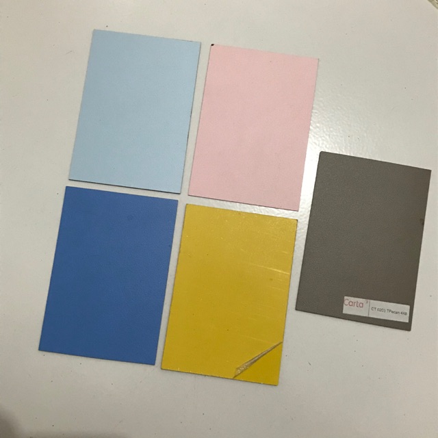 Jual HPL CARTA Warna Solid Material Interior | Shopee Indonesia