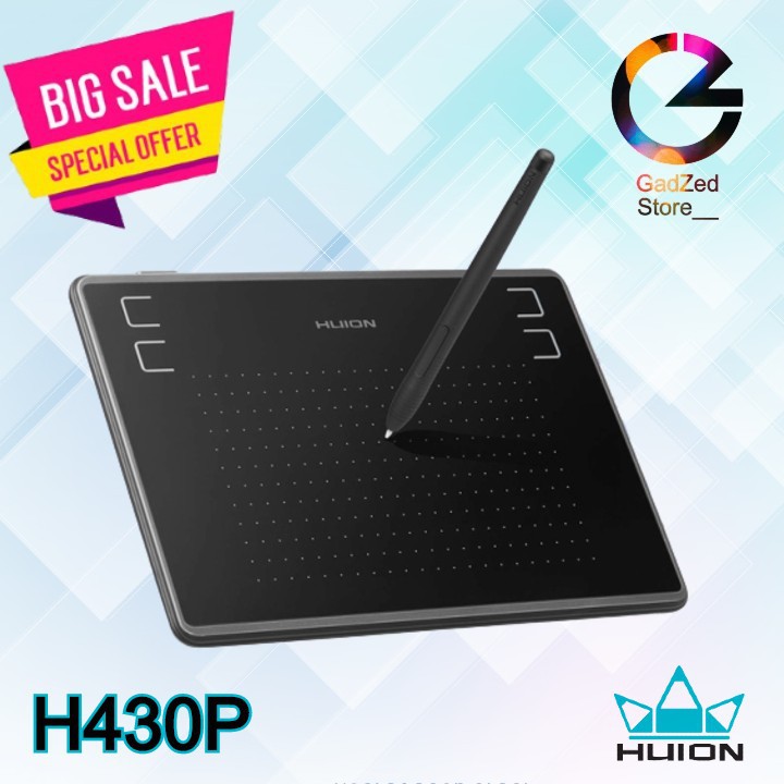 Jual Huion H430P Graphic Drawing Tablet OSU alt huion h420 420 g430 | Shopee Indonesia