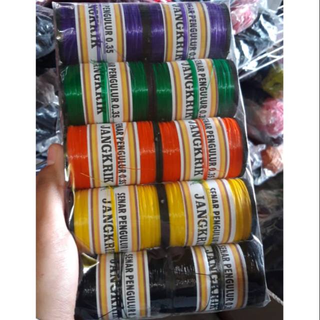 Jual Benang Tangsi Medium Warna RGB 1 pack isi 10 pcs | Shopee Indonesia