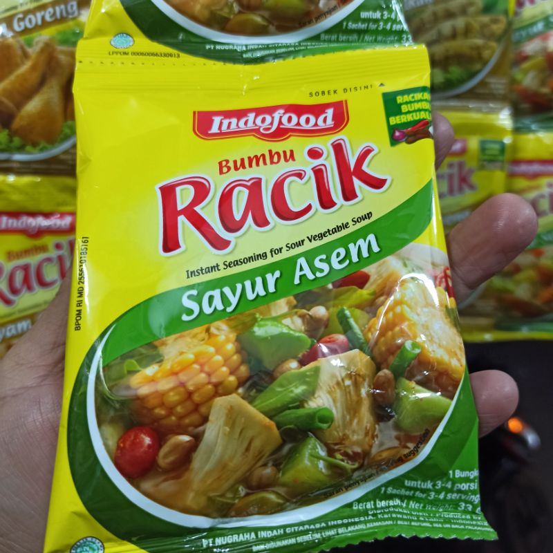 Jual Bumbu Racik Instant Sayur Asem 33 Gram | Shopee Indonesia