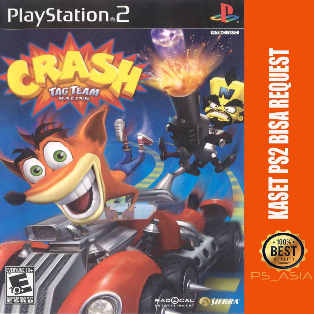 Jual Kaset PS 2 CTR Crash Tag Team Racing - game balap anak-anak ...