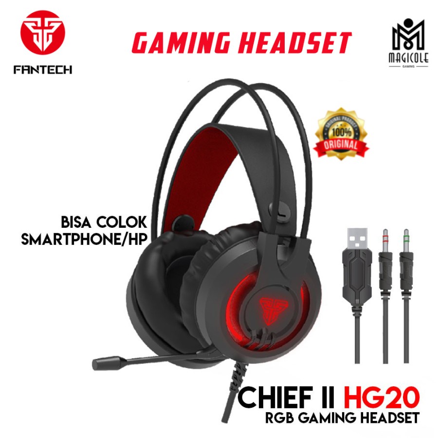 Jual Fantech HG20 Chief Gaming Headset | Shopee Indonesia