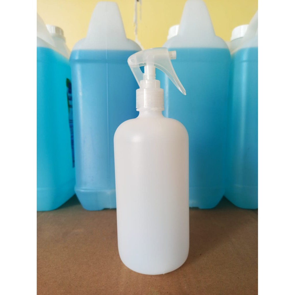 Jual Botol Trigger HDPE Tebal 500ML Untuk Desinfektan / Hand Sanitizer | Shopee Indonesia