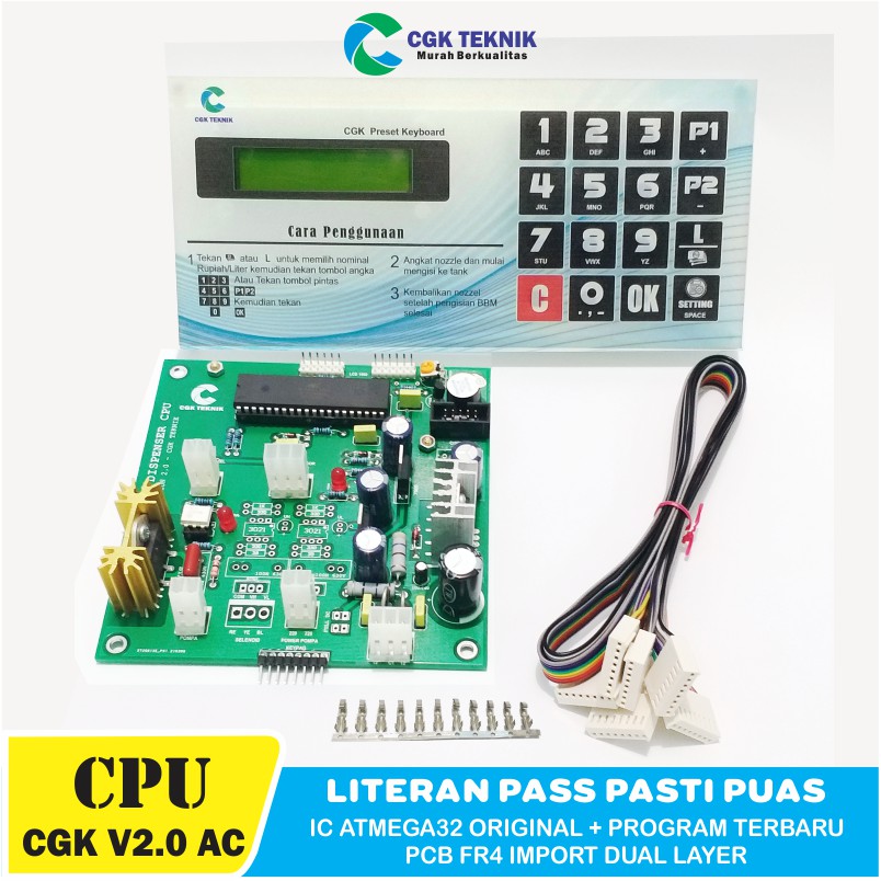 Jual CGK TEKNIK - CPU PERTAMINI POM MINI CGK 2.0 MINIMALIS POMPA AC + KEYPAD COMBO CGK + LCD1602 ...