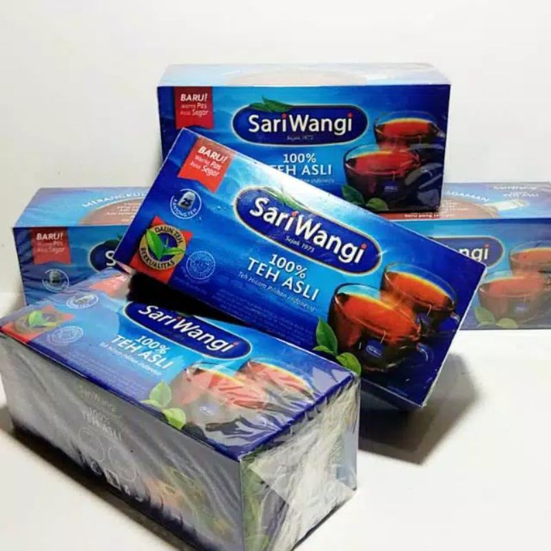 Jual TEH SARIWANGI 1 KOTAK ISI 25 KANTONG | Shopee Indonesia
