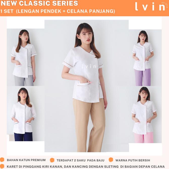 Jual Baju Suster /Seragam Suster / Nanny Uniform Arale Kombinasi ...