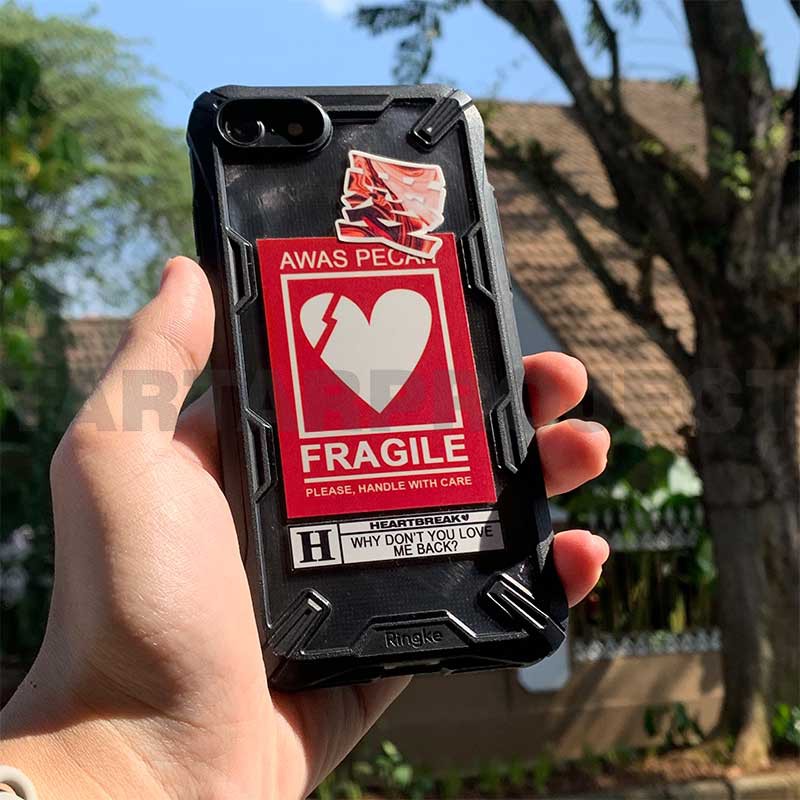 Jual Sticker Stiker Vinyl/Handphone/Motor/Mobil/Aesthetic - Fragile ...