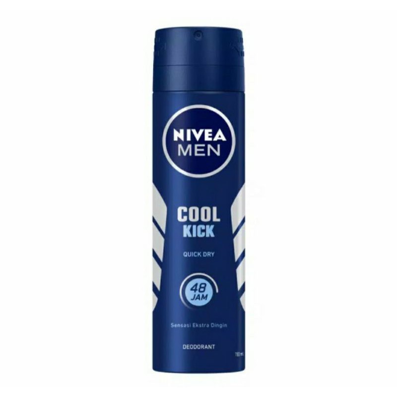 Jual nivea men cool kick deodorant spay 150ml | Shopee Indonesia