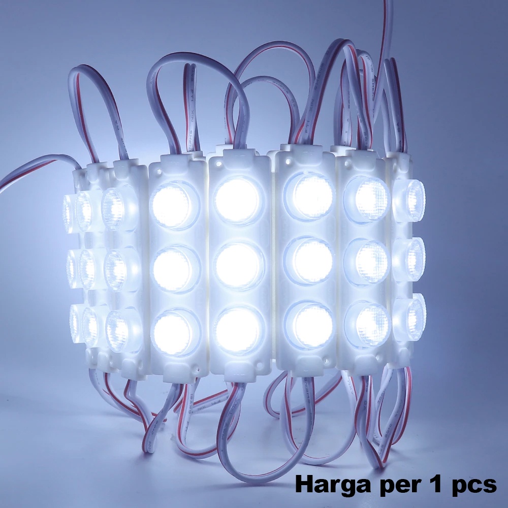 Jual LED MODUL 3 WATT 12 VOLT MODULE LED 3 MATA TIMBUL SUPER TERANG ...