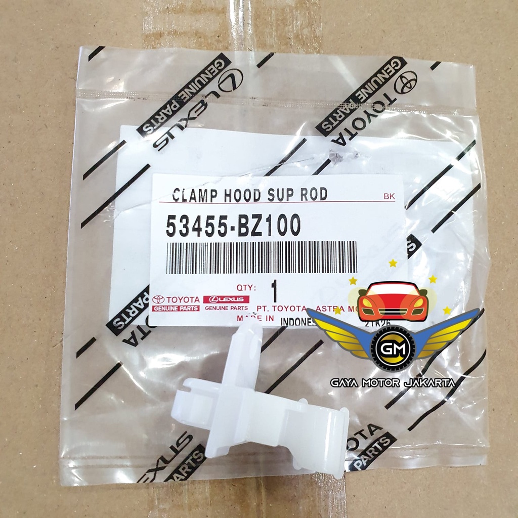 Jual Clip Stang Kap Mesin Toyota Agya-Ayla 53455-BZ100 Original ...