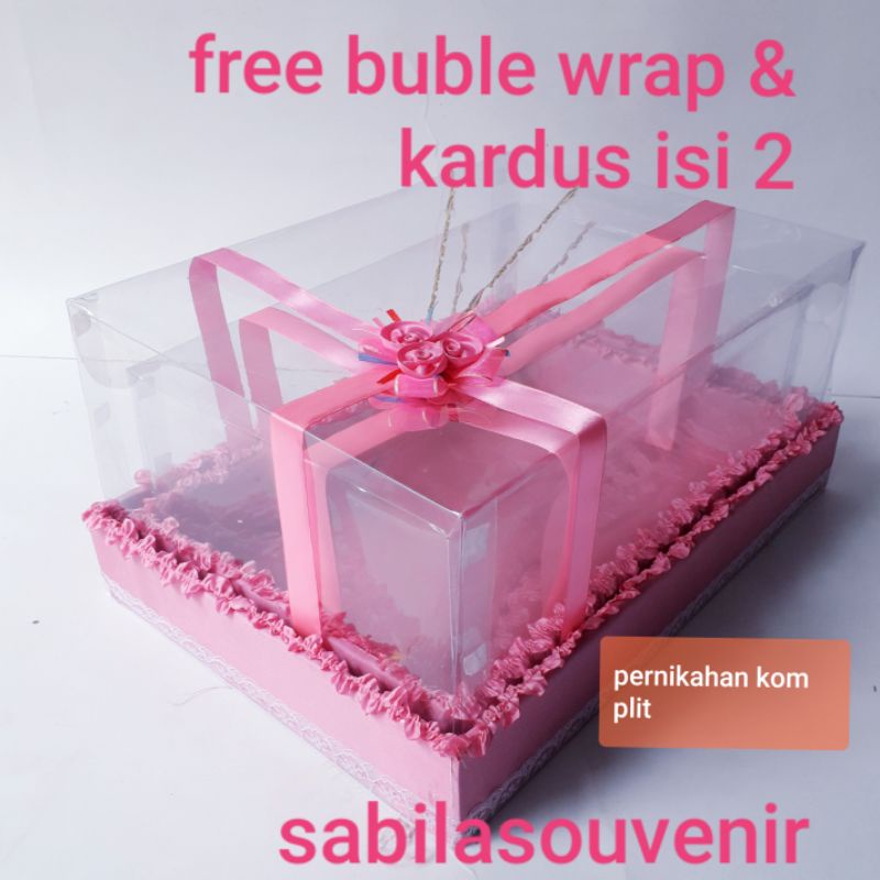 Jual BOX PARSEL HANTARAN PERNIKAHAN SET LENGKAP ISI 2 KOTAK HANTARAN ...