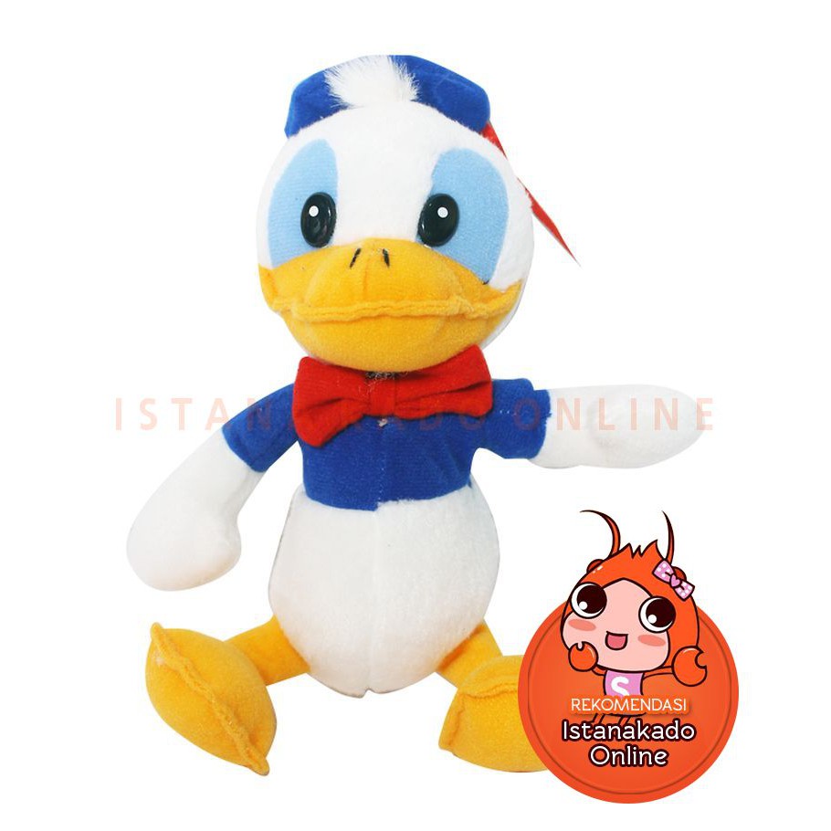 Jual Boneka Sitting Disney Character Donald Duck Cop 8 inch | Shopee ...