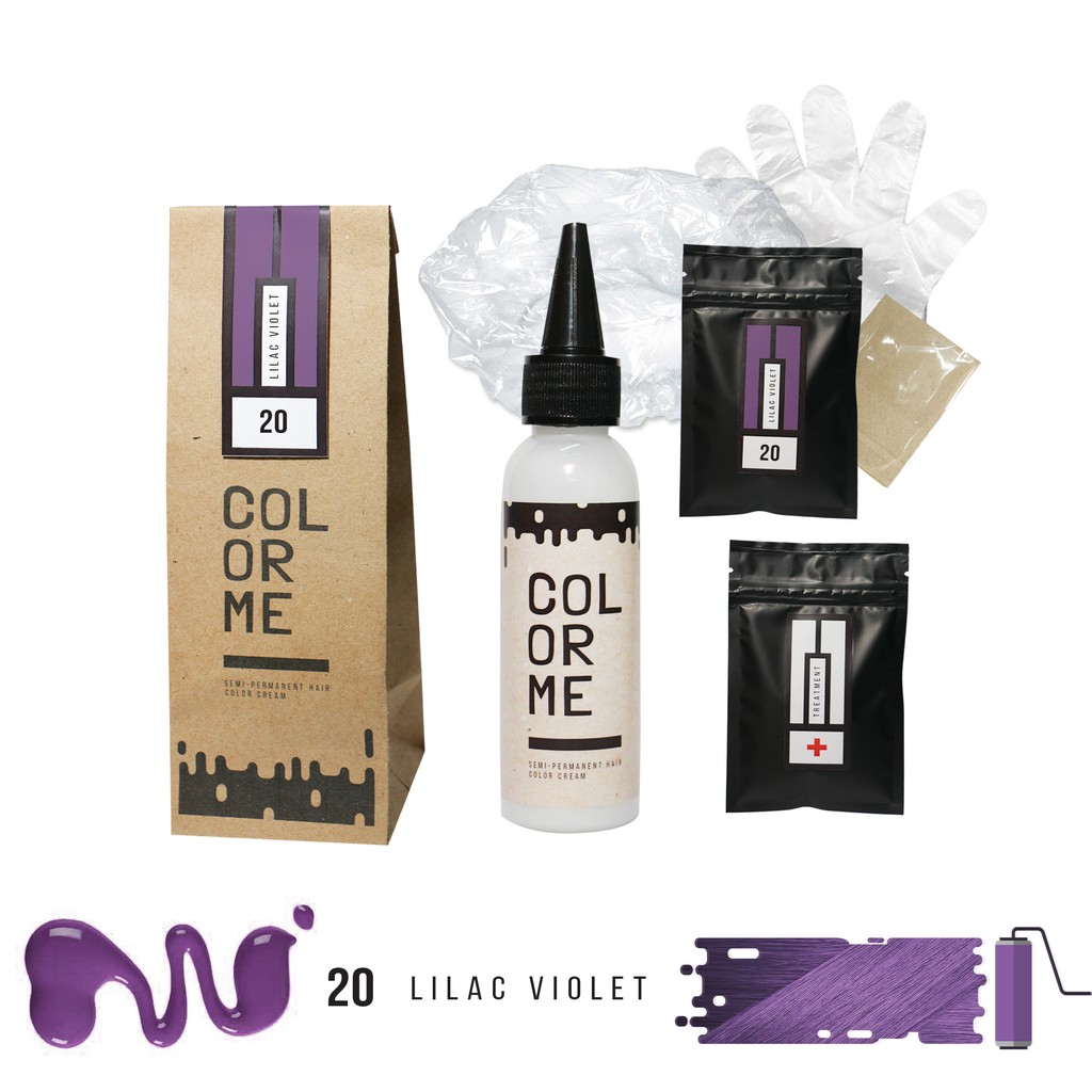 Jual ALL IN ONE HAIR COLOR COLOR ME PEWARNA RAMBUT LILAC VIOLET ...