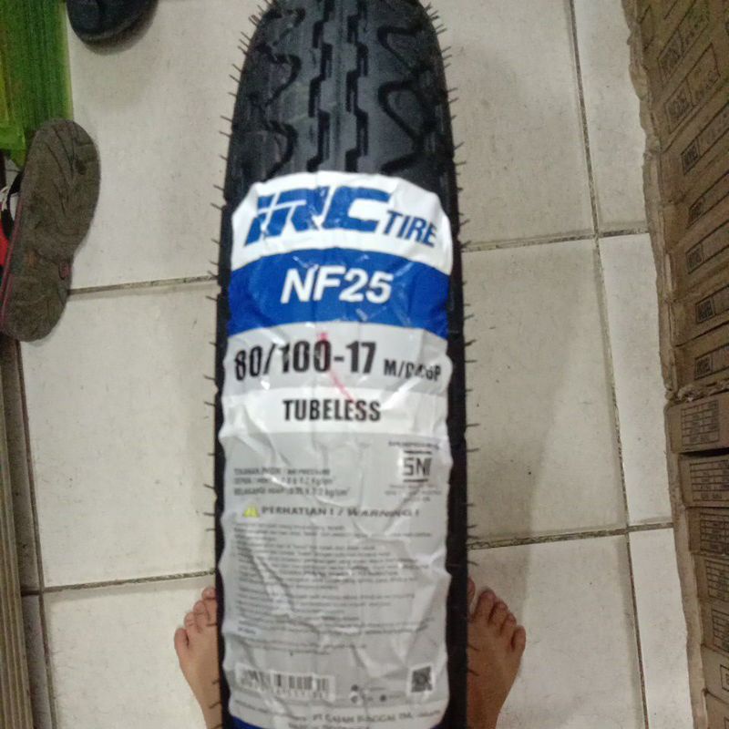 Jual *BAN TUBLES IRC ukuran 80/100 Ring 17 (ukuran standar ban depan ...
