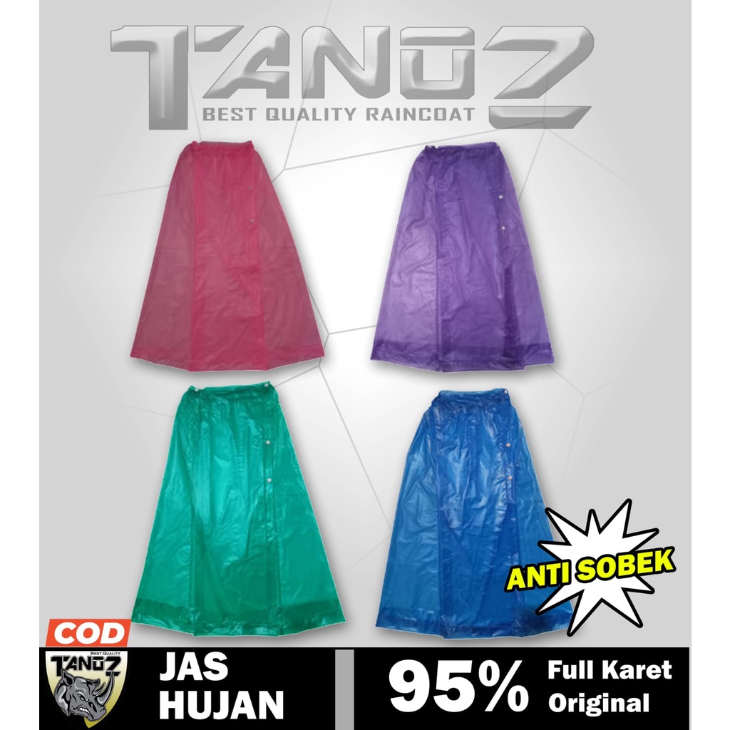 Jual jas hujan rok wanita tanoz bahan pvc karet (hanya rok) | Shopee ...