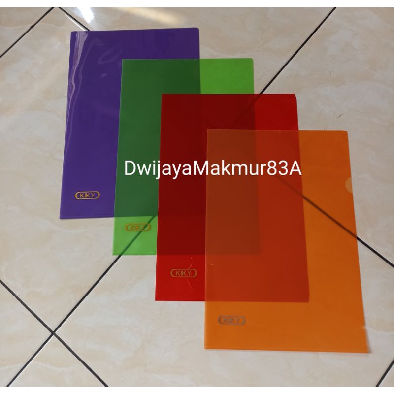 Jual Map Plastik Map L Clear Sleeve Stopmap Plastik Kiky ( Ecer ...