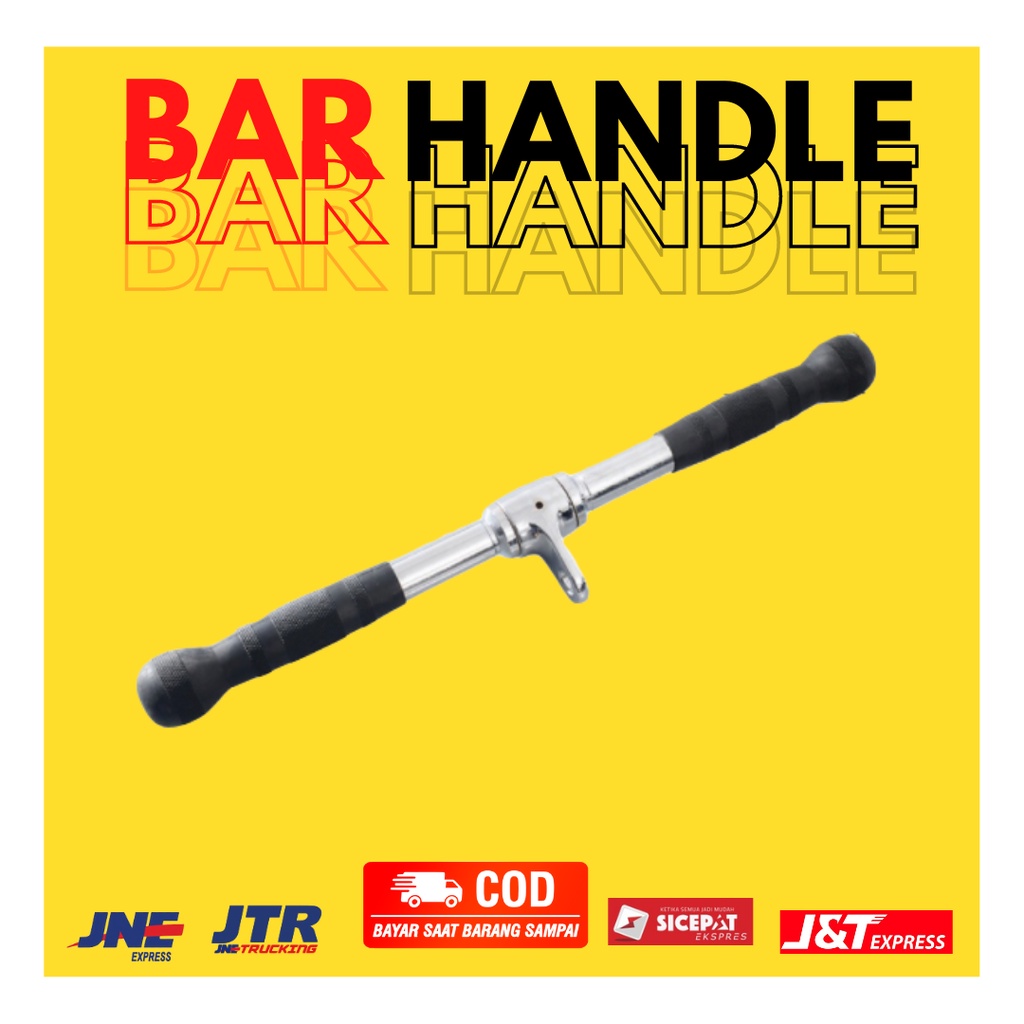 Jual Handle Bar Bicep/Cable Bar 20" /Cable Attachment/Handle/Cable ...