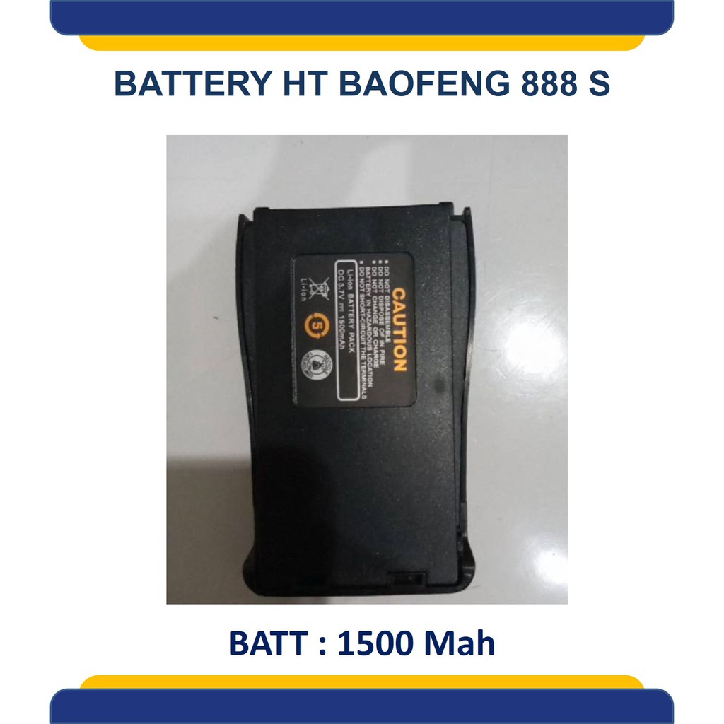 Jual Battery HT 888 S Baofeng,Baterai Bf 888 s 1500 mah batere bopeng ...