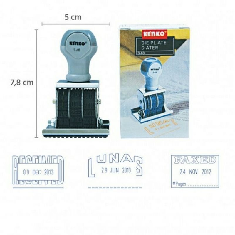 Jual Stempel/Cap Lunas Kenko S-68 | Shopee Indonesia
