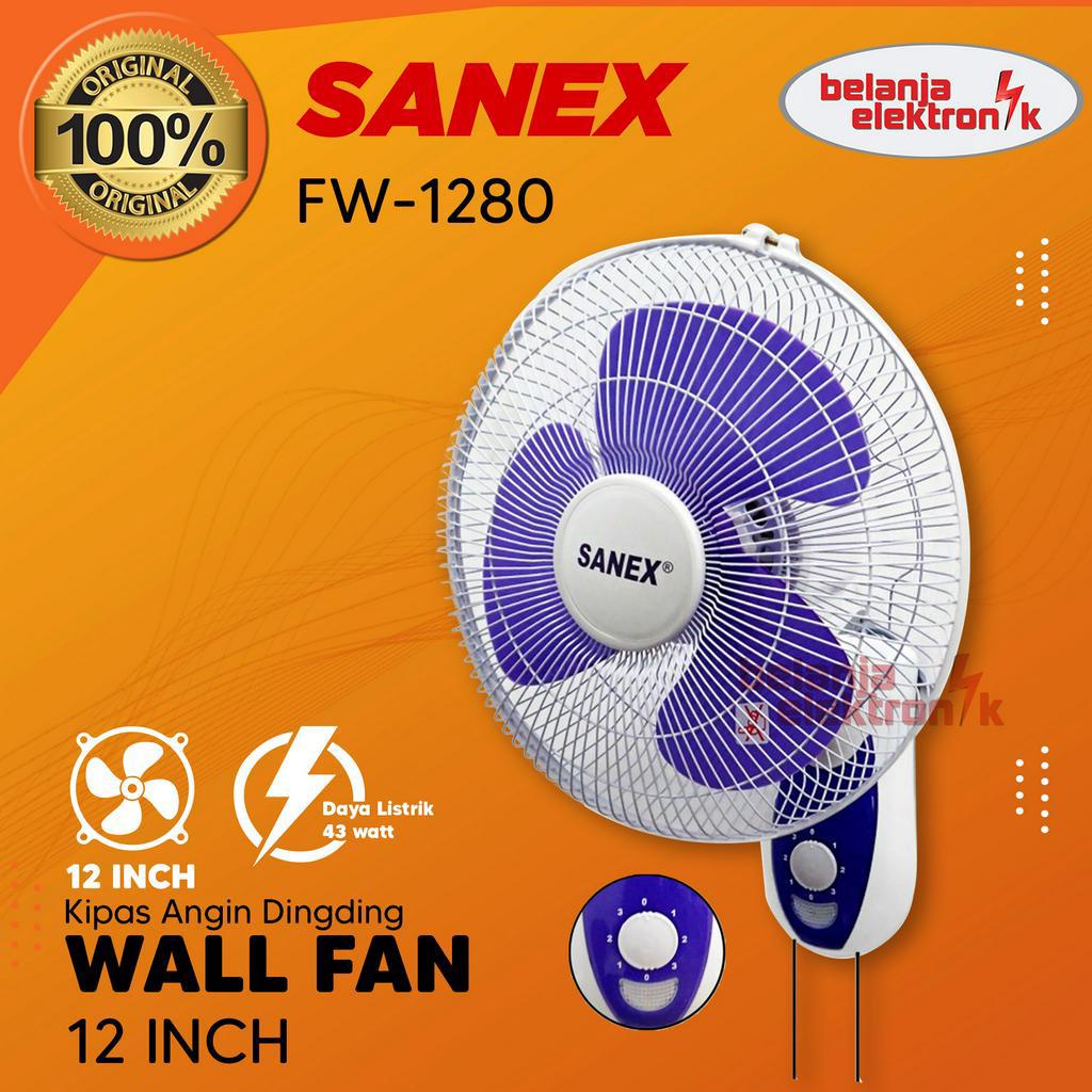 Jual KIPAS ANGIN DINDING TEMBOK SANEX FW-1280 WALL FAN 12 INCH | Shopee ...
