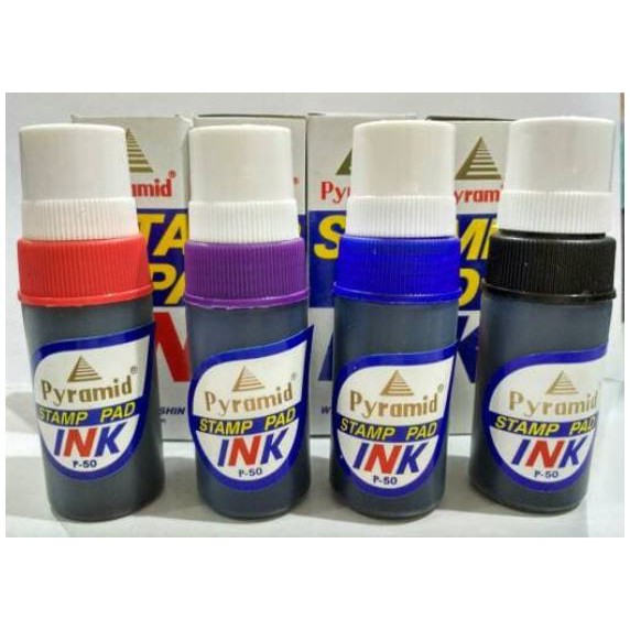Jual TINTA STEMPEL PYRAMID INK / TINTA STAMP PAD | Shopee Indonesia