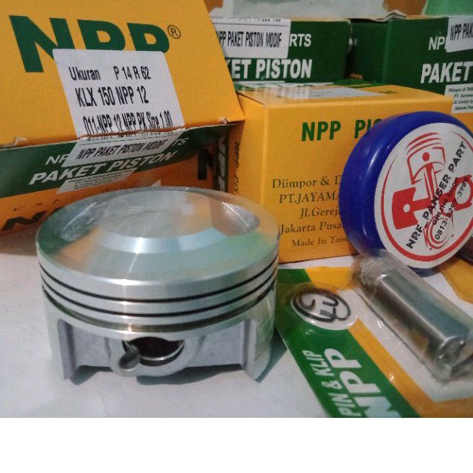 Jual NPP12//PISTON KIT/ SEHER SET RING BORE UP PEN 14 MM OVER SIZE/OS ...