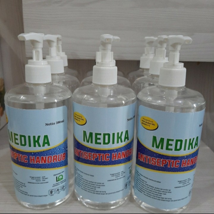 Jual Hand Sanitizer Medika Uk 500ml (Pump) | Shopee Indonesia