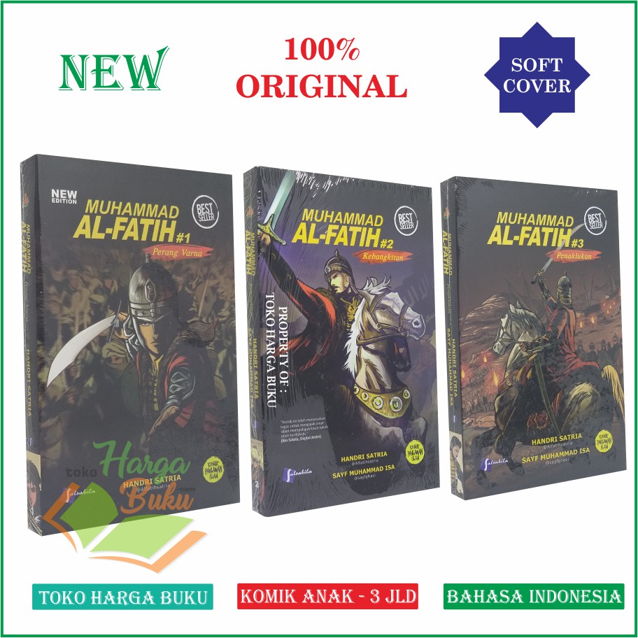 Jual Komik Muhammad Al-Fatih Jilid 1 2 3 ORIGINAL | Shopee Indonesia