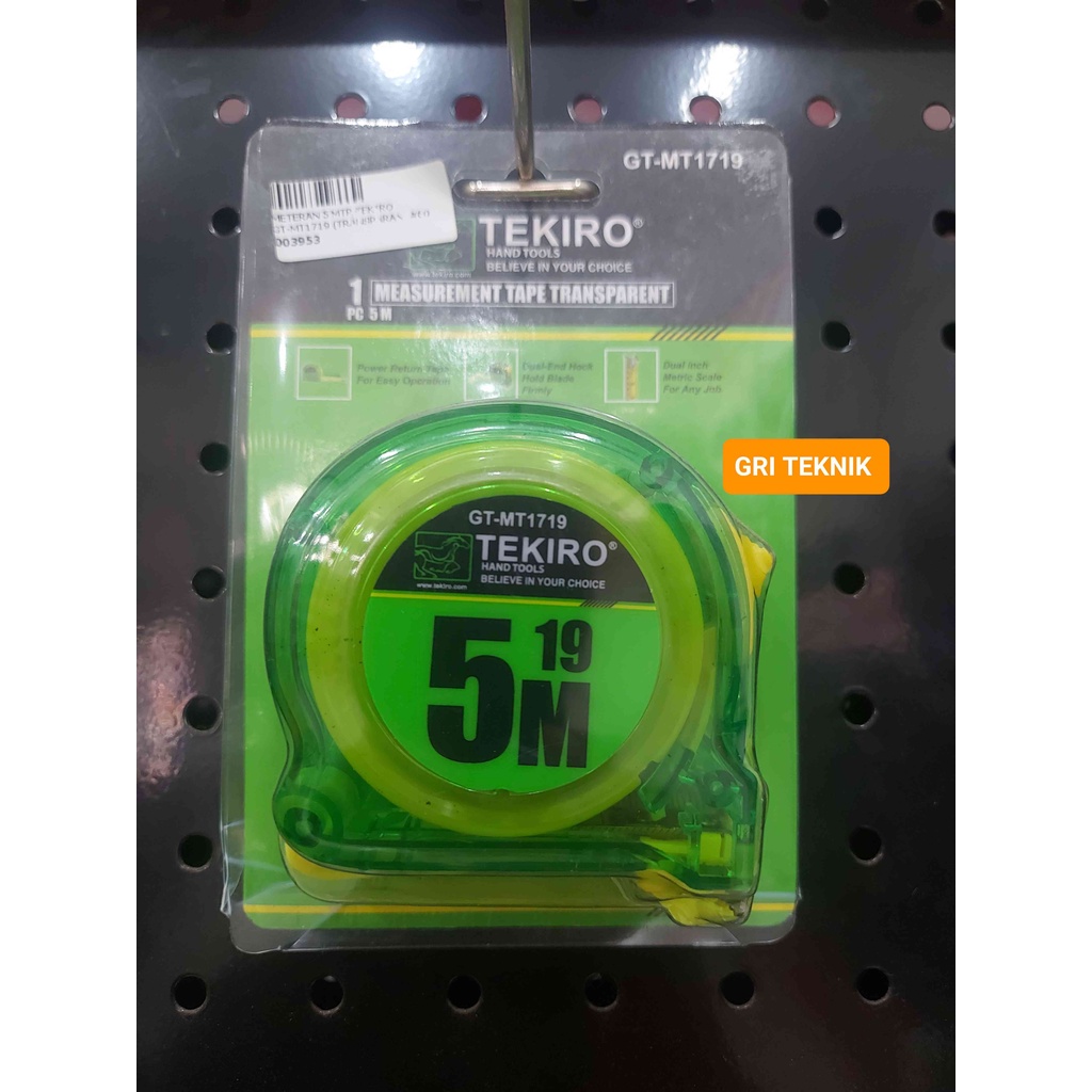 Jual METERAN TRANSPARAN TEKIRO UKURAN 3 METER - 5 METER - 7.5 METER ...
