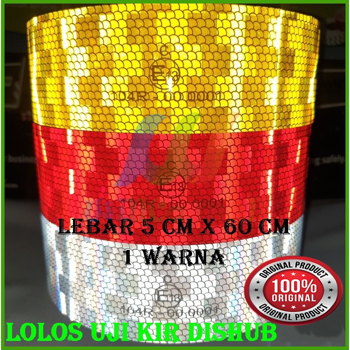 Jual STICKER REFLEKTOR SCOTLIGHT PEMANTUL CAHAYA UJI KIR DISHUB ...