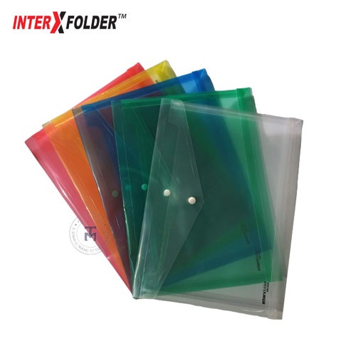 Jual Map Kancing Punggung Folio Transparan InterX | Shopee Indonesia