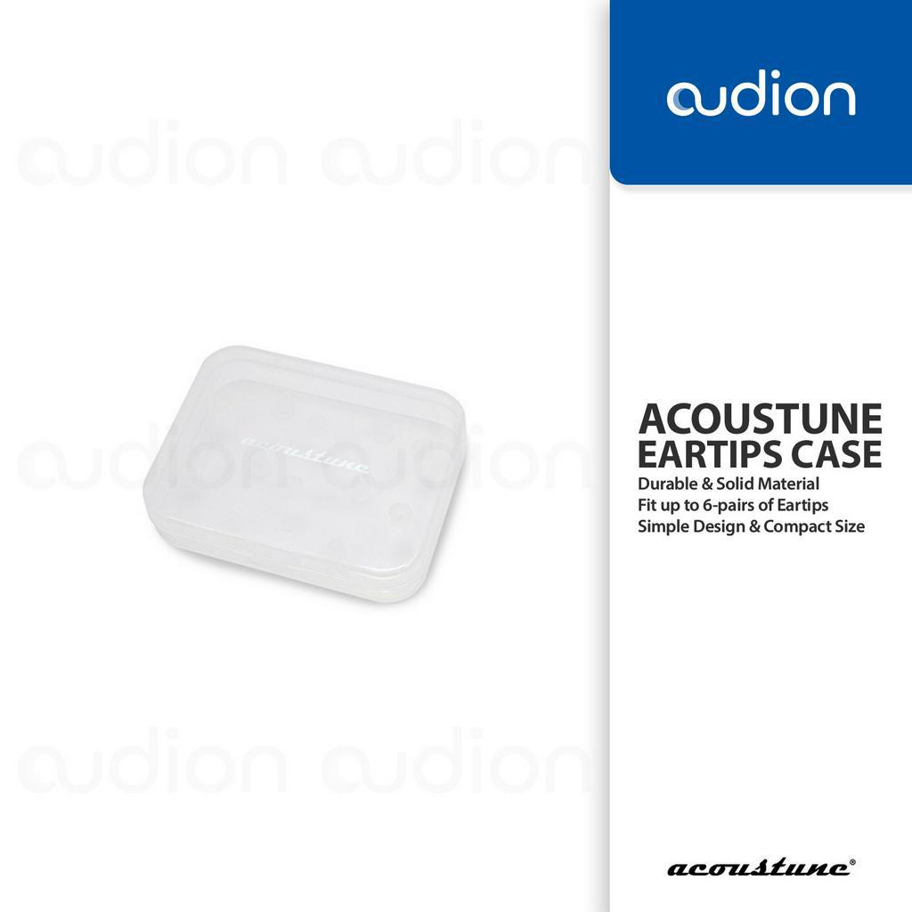 Jual ACOUSTUNE Premium Plastic Eartips Storage Case/Box Fit up to 6 ...