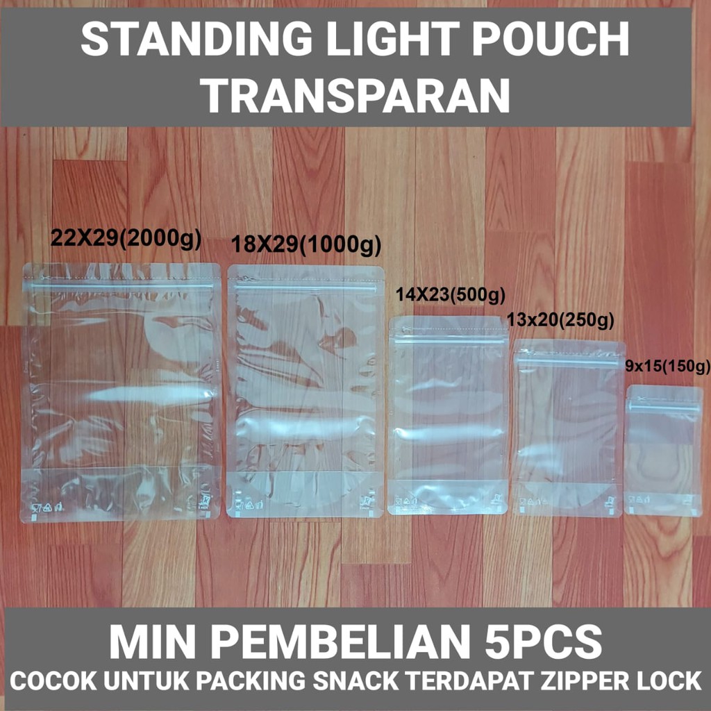 Jual Standing pouch minuman 18x29 22x29 14x23 13x20 9x15 | Standing ...