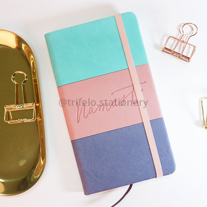 Jual Notebook jurnal 3 warna motif namaste (A48-1009) | Shopee Indonesia