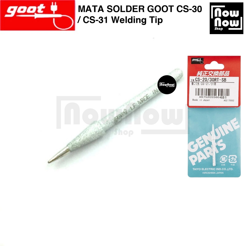 Jual MATA SOLDER GOOT CS-30 CS30 CS-31 CS31 Japan Jepang Soldering Tip ...