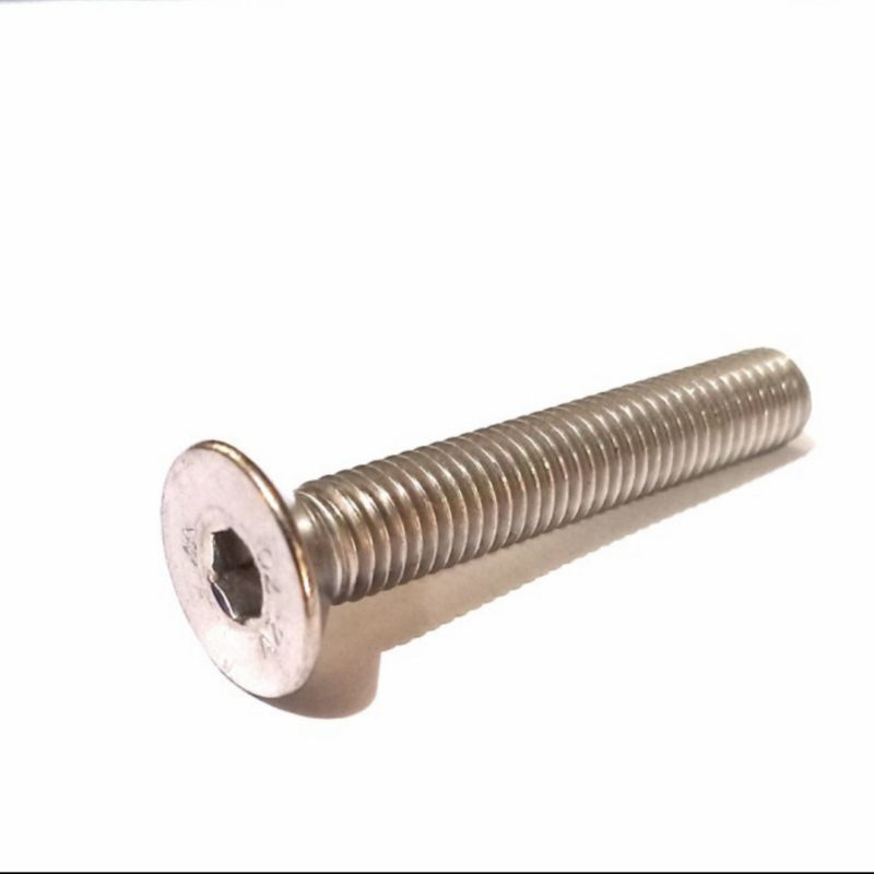 Jual Baut Verseng M8 x 45 mm baut countersunk hexagon hex Head screw ...