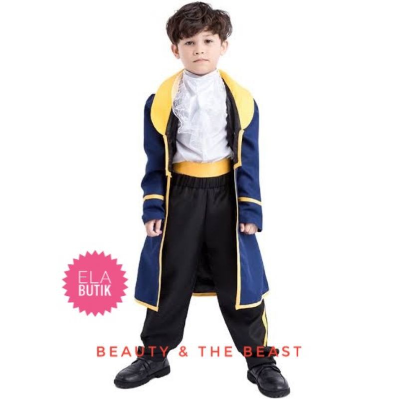 Jual kostum prince-pangeran adam-beauty and the beast- kostum ulang ...