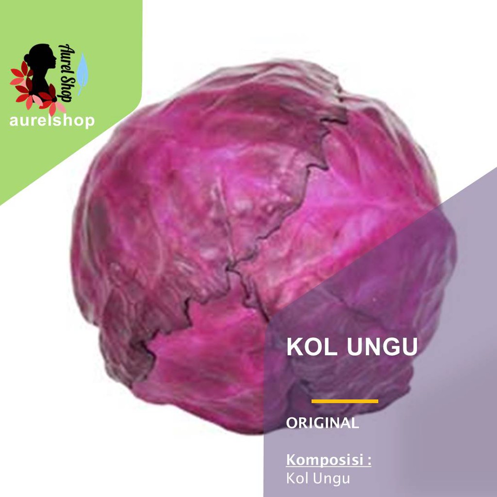 Jual Kol Ungu Kubis Merah Segar Red Purple Cabbage Fresh kemasan 1 kg ...