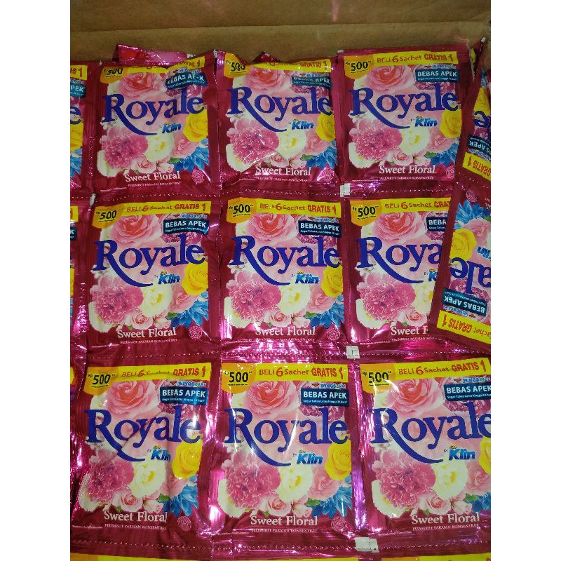 Jual ok_ngeng (ORI) ROYALE Sweet Floral Sachet Renceng isi 12 Sachet ...