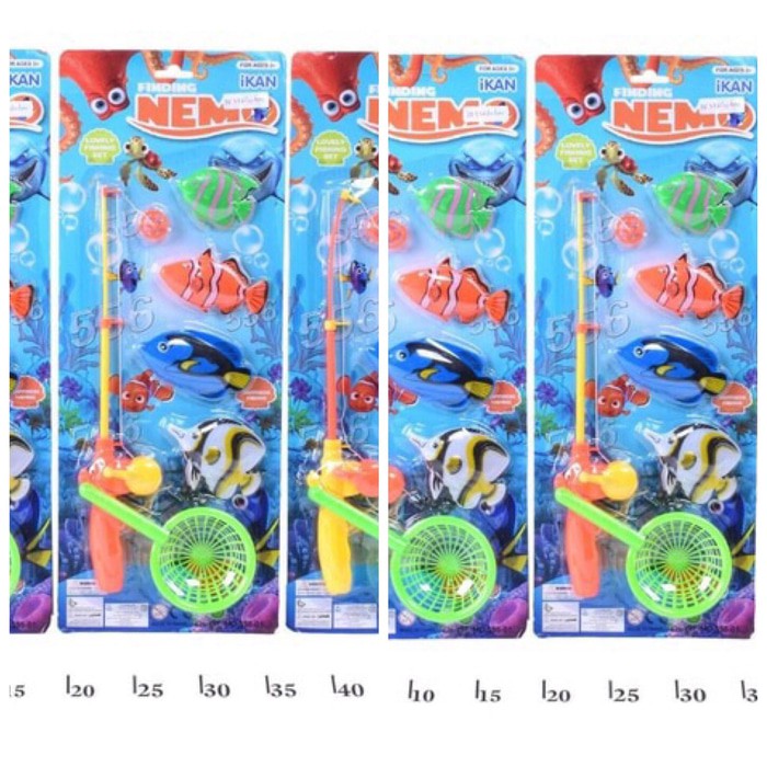 Jual Mainan Anak Pancing Ikan Nemo Fishing Game Memancing Pancingan Set ...