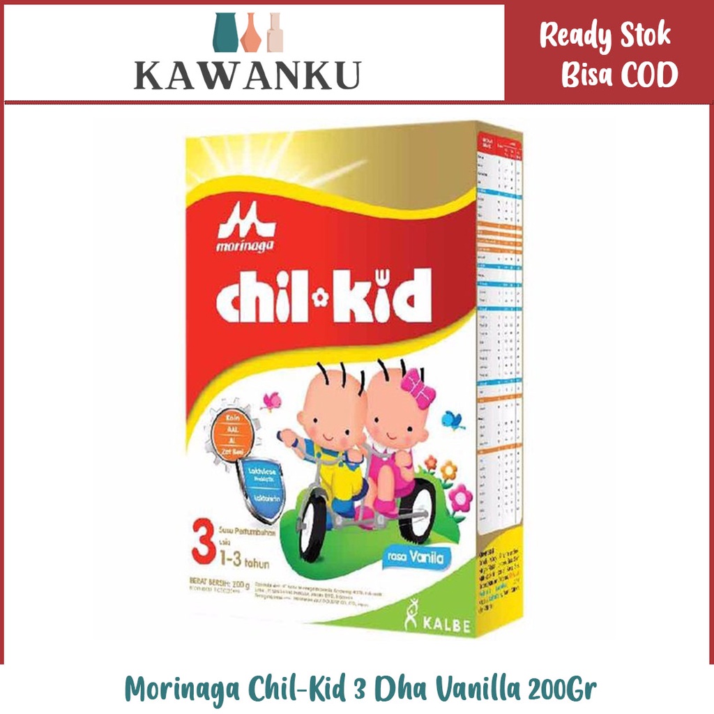 Jual Morinaga Chil-Kid 3 Dha Vanilla 200Gr | Shopee Indonesia
