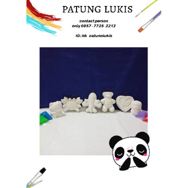 Jual Mainan edukasi anak patung gypsum lukis | Shopee Indonesia