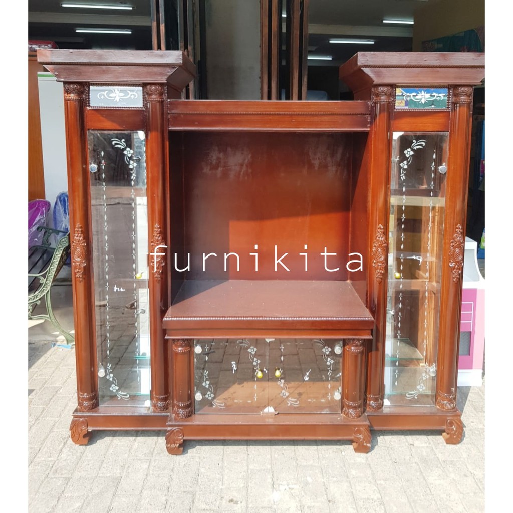 Jual LEMARI TV BUPET PAJANGAN 4 PINTU MINIMALIS AFALON | Shopee Indonesia