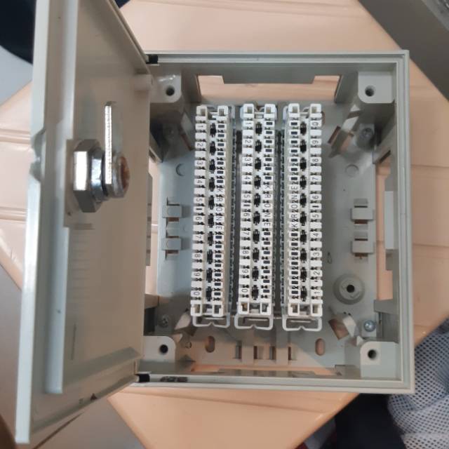 Jual Terminal box pvc 30 pair paket lengkap | Shopee Indonesia