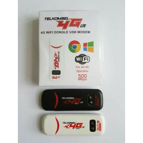Jual Modem Wifi Dongle USB 4G LTE Flash 500mbps Unlock All Operator ...