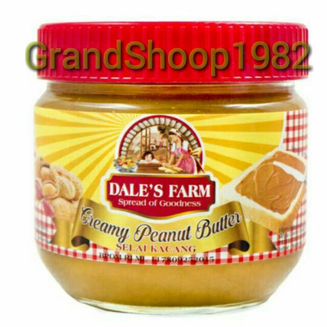Jual DALES FARM CREAMY PEANUT BUTTER 250 GRAM | Shopee Indonesia